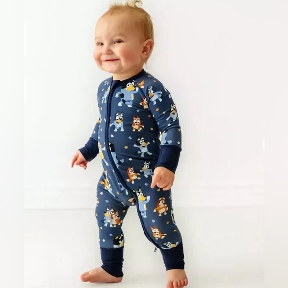 Little Sleepies | One Pieces | Little Sleepies Bluey Dance Mode Zippy ...